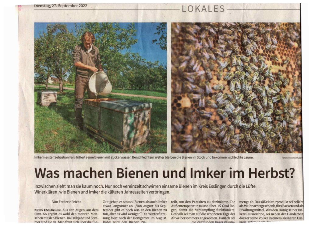Stuttgarter Zeitung/ Esslinger Zeitung zu Besuch bei uns